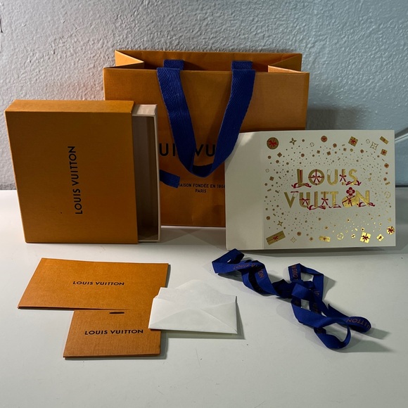Louis Vuitton | Accessories | New Louis Vuitton Orange Box And Bag With ...